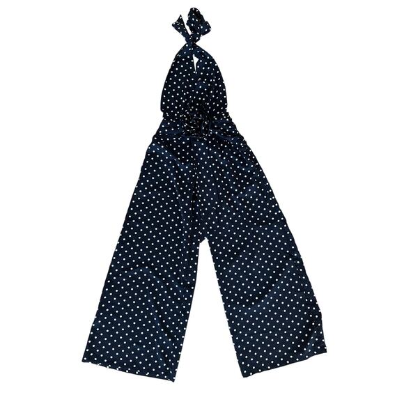 Miss Circle | Pants & Jumpsuits | Miss Circle Oriana Polka Dot Halter ...